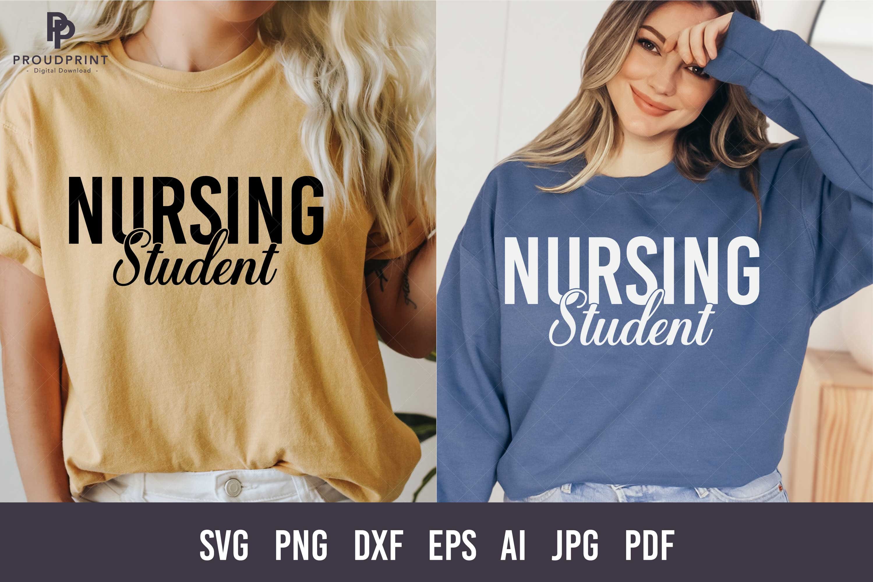 Nursing Student SVG. Nurse Svg. Future Nurse Svg. Nurse Graduate Svg ...