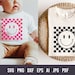 Smiley Face Svg. Checkered Smiley Face Svg. Emoji Face Svg. Happy Face ...