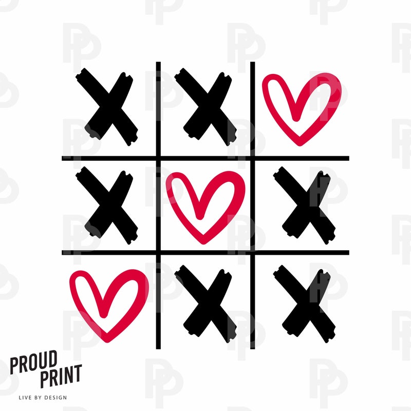 Heart Tic Tac Toe - Etsy