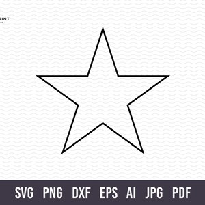 Bundle Star SVG. Simple Star Svg. Star Clipart. Star Vector. Star ...
