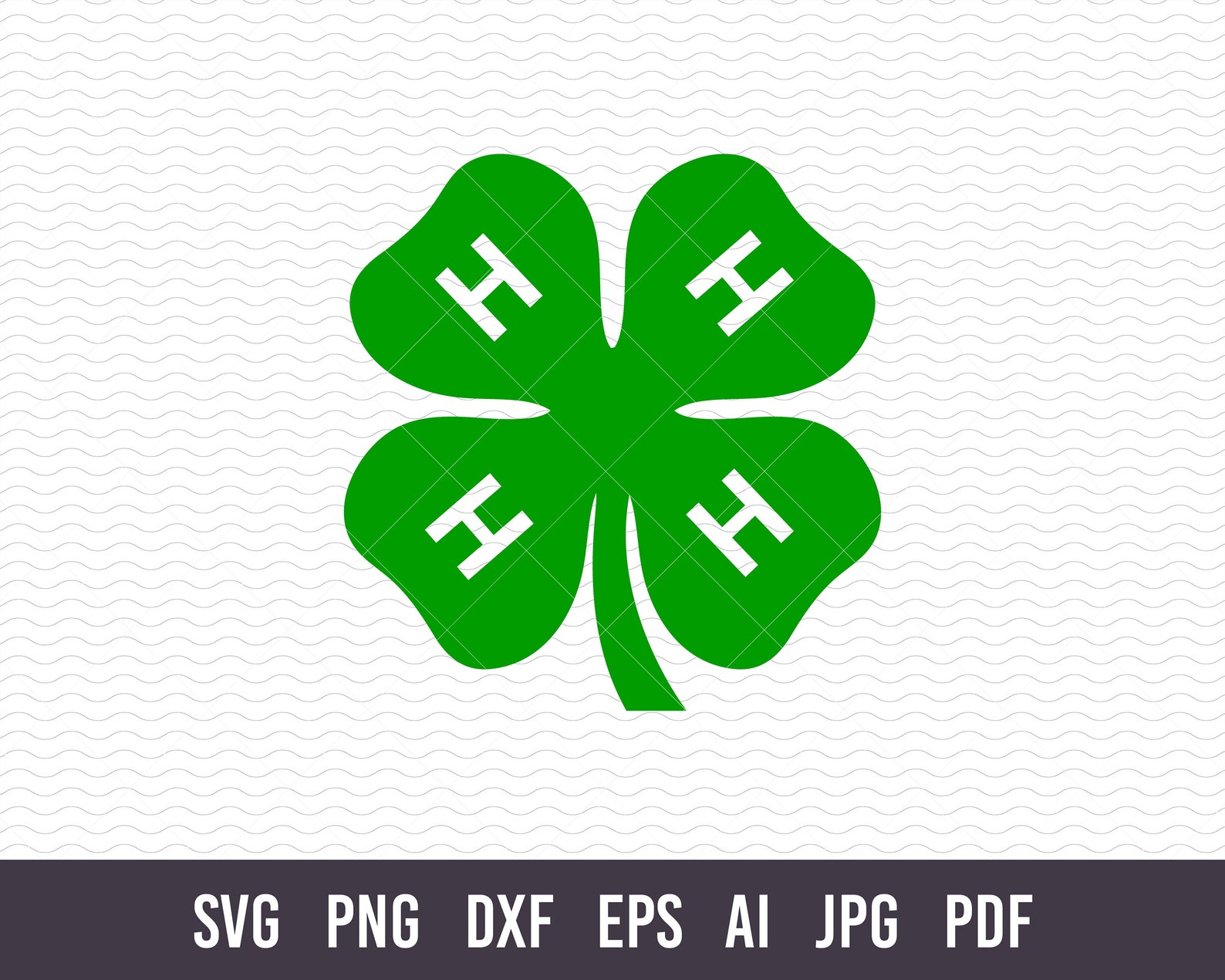 4H Clover Svg. 4-H Clover Svg. Leaf Clover Svg. (Download Now) - Etsy