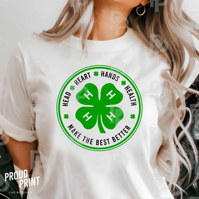4H Clover Svg. 4-H Clover Svg. Leaf Clover Svg. Green Four Clover Svg ...