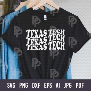 Texas Tech Svg. Wreck Em Tech Svg. Tech Spirit Svg, Texas State Svg ...