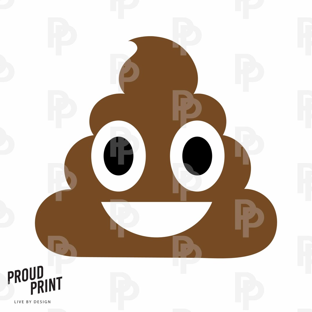 Poop Emoji SVG. Emoji SVG. Poop Icon. Poop Face Emoji Svg. Pile of Poop ...