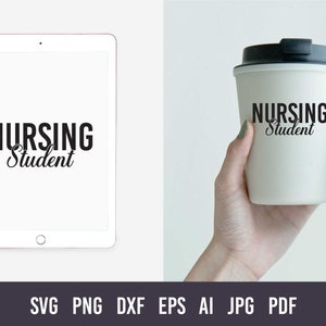 Nursing Student SVG. Nurse Svg. Future Nurse Svg. Nurse Graduate Svg ...
