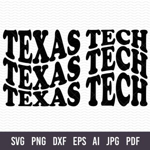 Texas Tech Svg. Wreck Em Tech Svg. Tech Spirit Svg Texas - Etsy