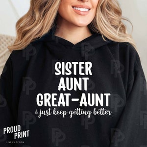 Sister Aunt Great Aunt Svg. Funny Aunt Svg. Mom Svg. Aunt Svg. Bruh Svg ...