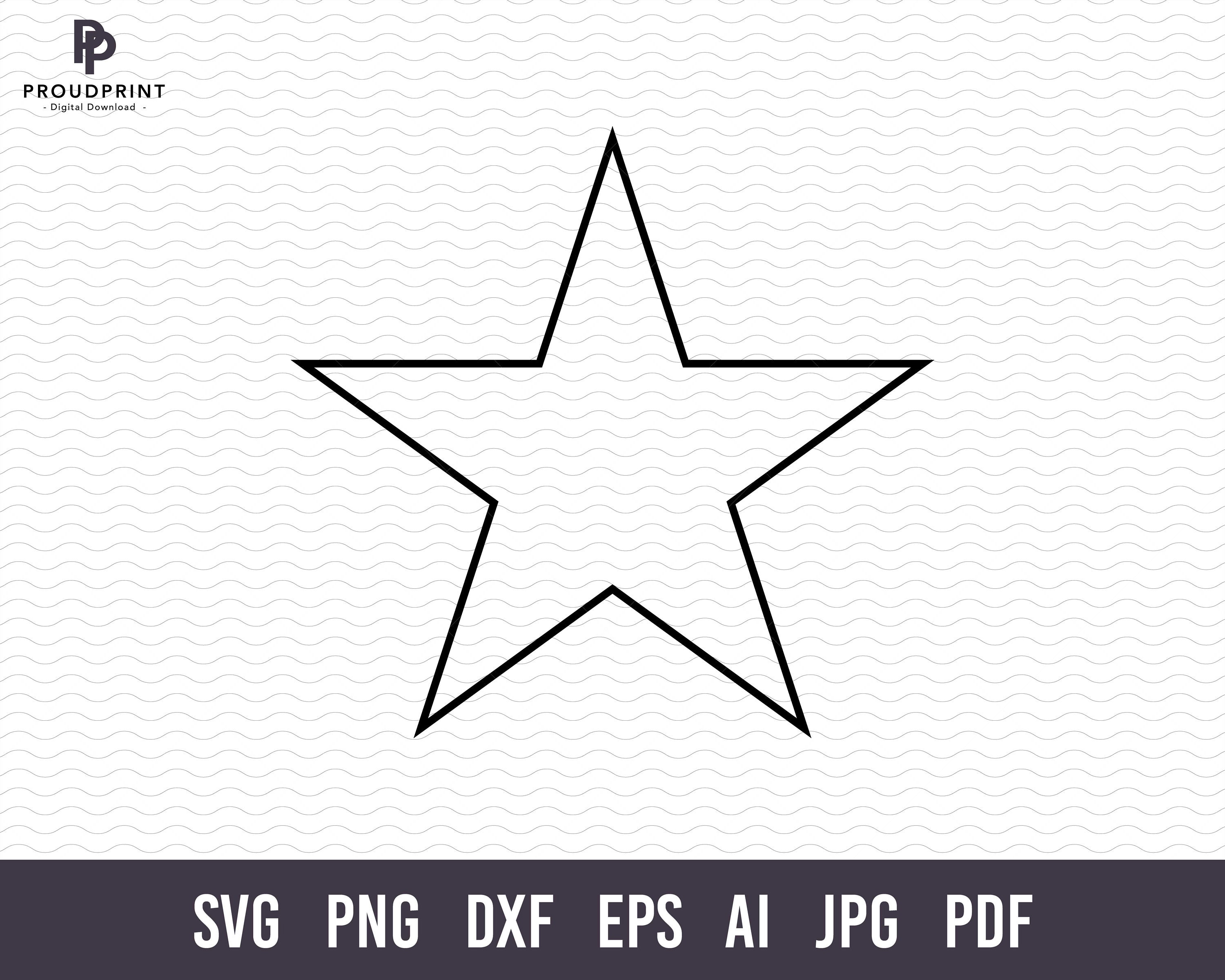 Bundle Star SVG. Simple Star Svg. Star Clipart. Star Vector. - Etsy