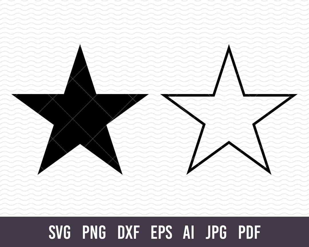 Bundle Star SVG. Simple Star Svg. Star Clipart. Star Vector. Star ...