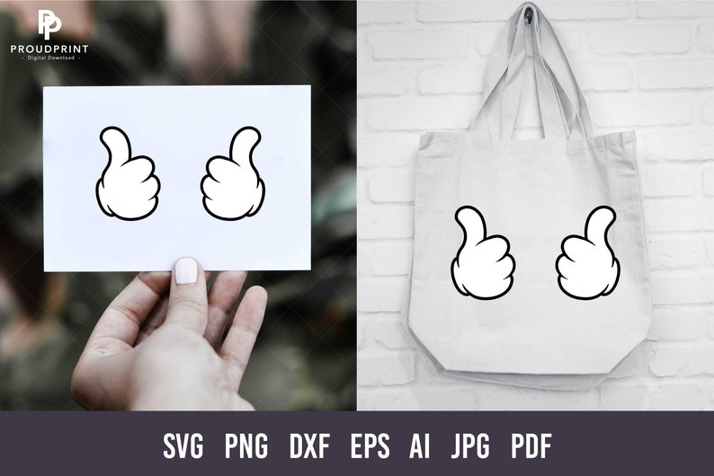 Thumbs up Svg. Two Hand Svg. Thumbs up Silhouette. Cartoon - Etsy Canada