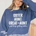 Sister Aunt Great Aunt Svg. Funny Aunt Svg. Mom Svg. Aunt Svg. Bruh Svg ...