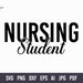 Nursing Student SVG. Nurse Svg. Future Nurse Svg. Nurse Graduate Svg ...