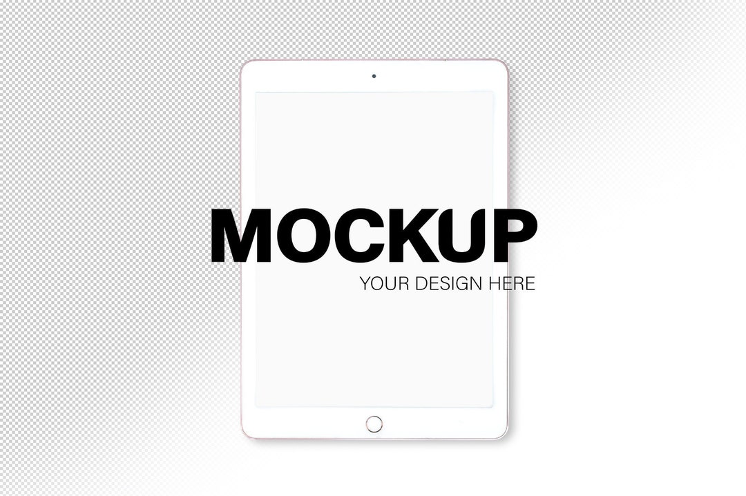 White iPad Mockup. E-book Mockup. Tablet With Mockup. Photo iPad Mockup ...