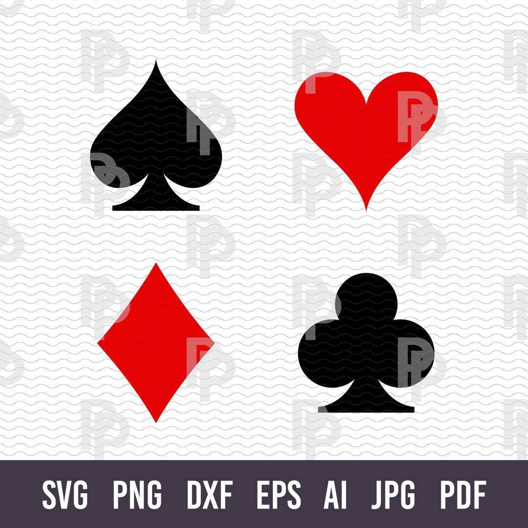 Bundle Card Suits SVG. Cards Svg. Card Symbols Svg. Playing Card Svg ...