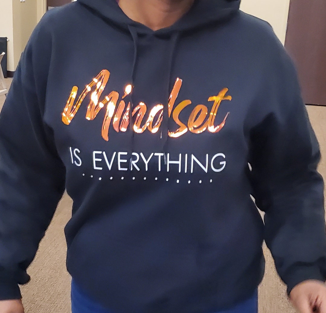 Mindset is Everything Hoodie Inspirational Motivational New - Etsy