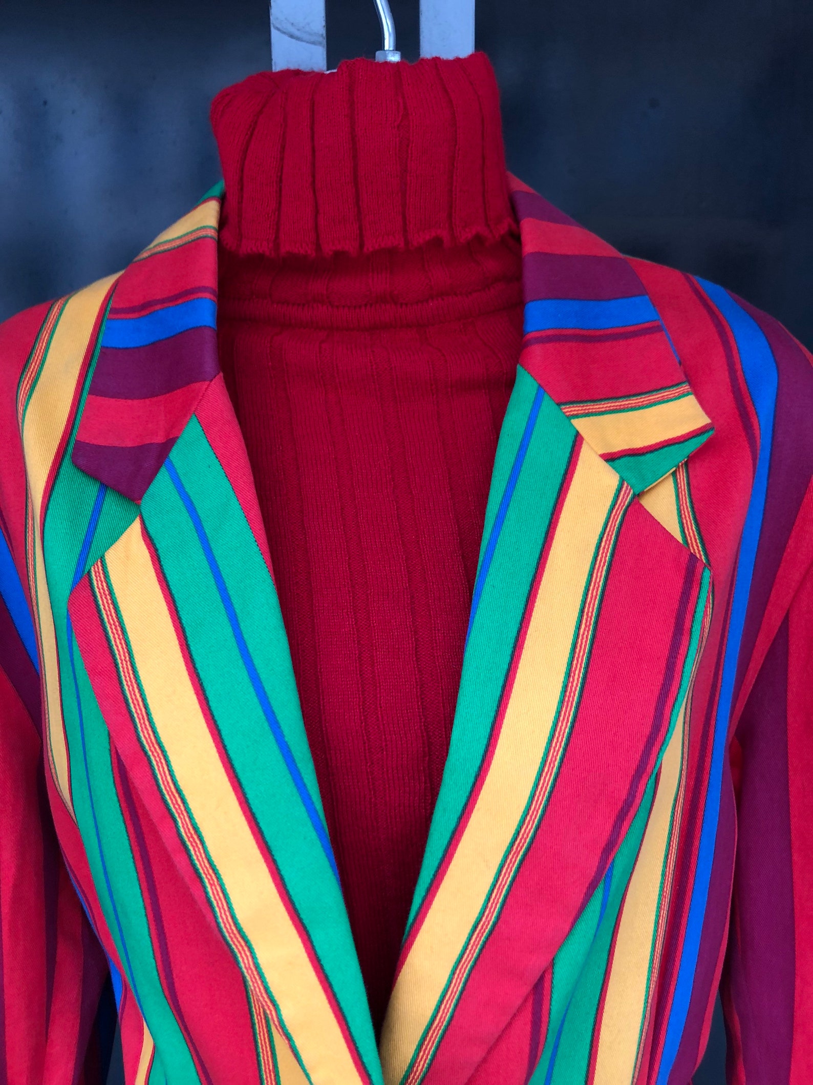 1970s Vibrant funky jacket | Etsy