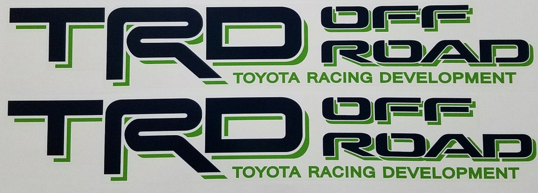 Toyota Racing Development Decal - Seahawk Colors - Etsy