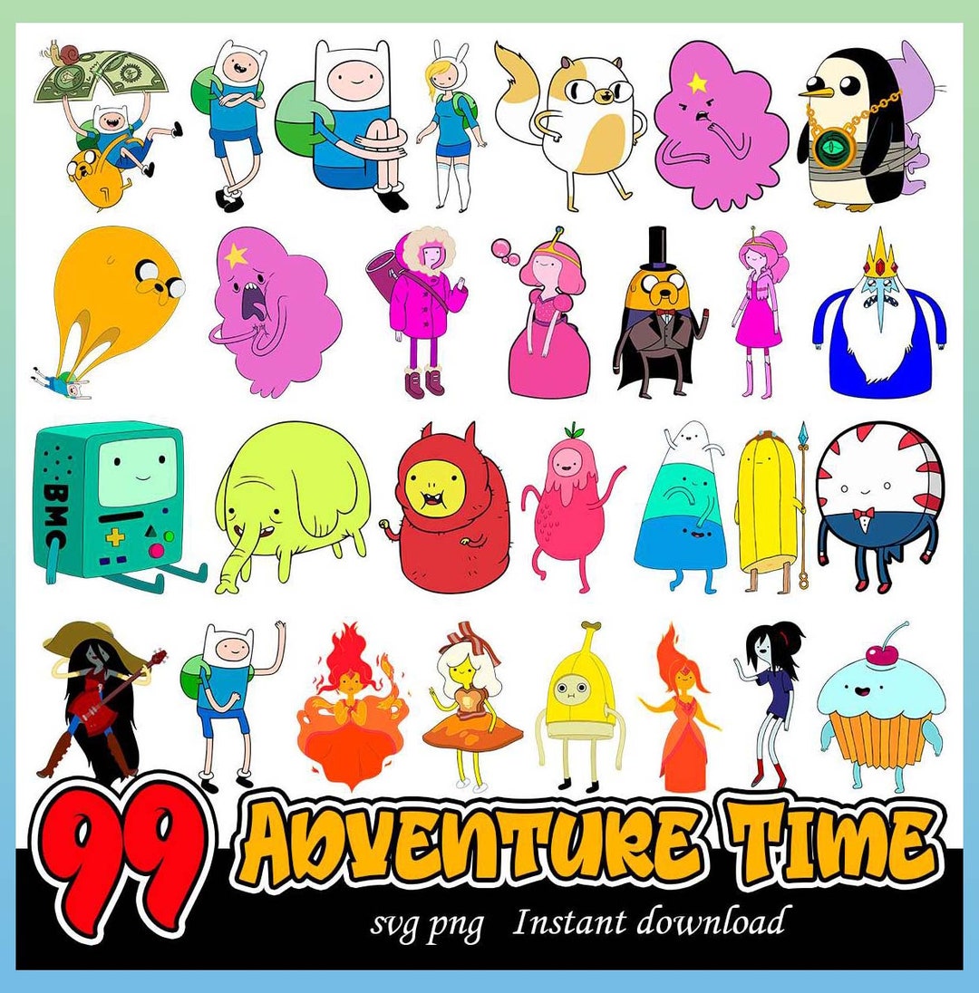 Adventure Time Svg Bundle, Adventure Time Png Bundle, Adventure Time ...