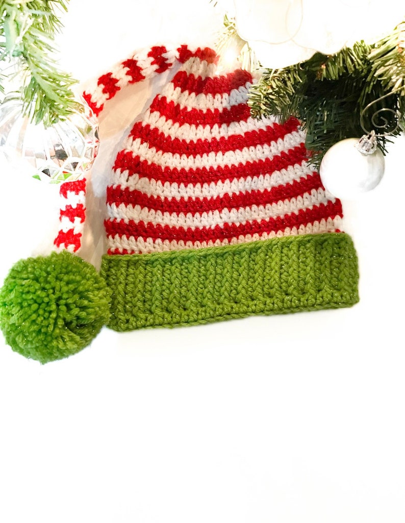 Santa / Elf Hat Crochet Pattern - Etsy