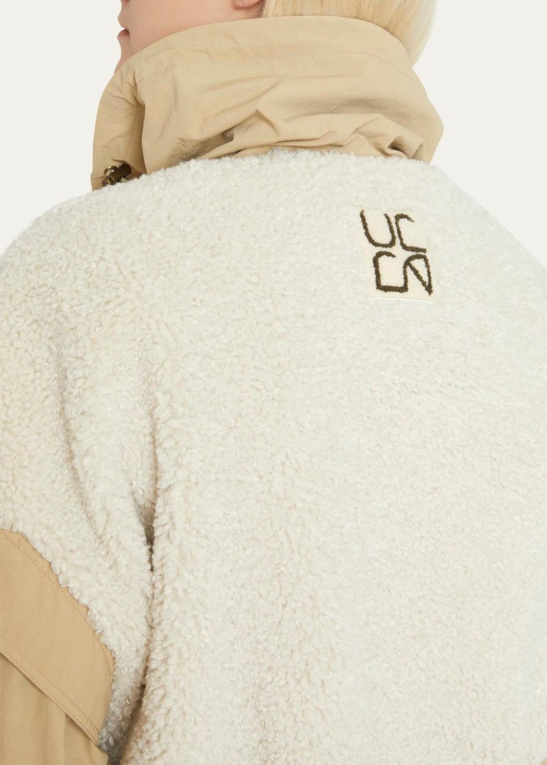 NWOT Ulla Johnson Aidan Jacket Blue Fleece Nylon Jacket Size M - Etsy