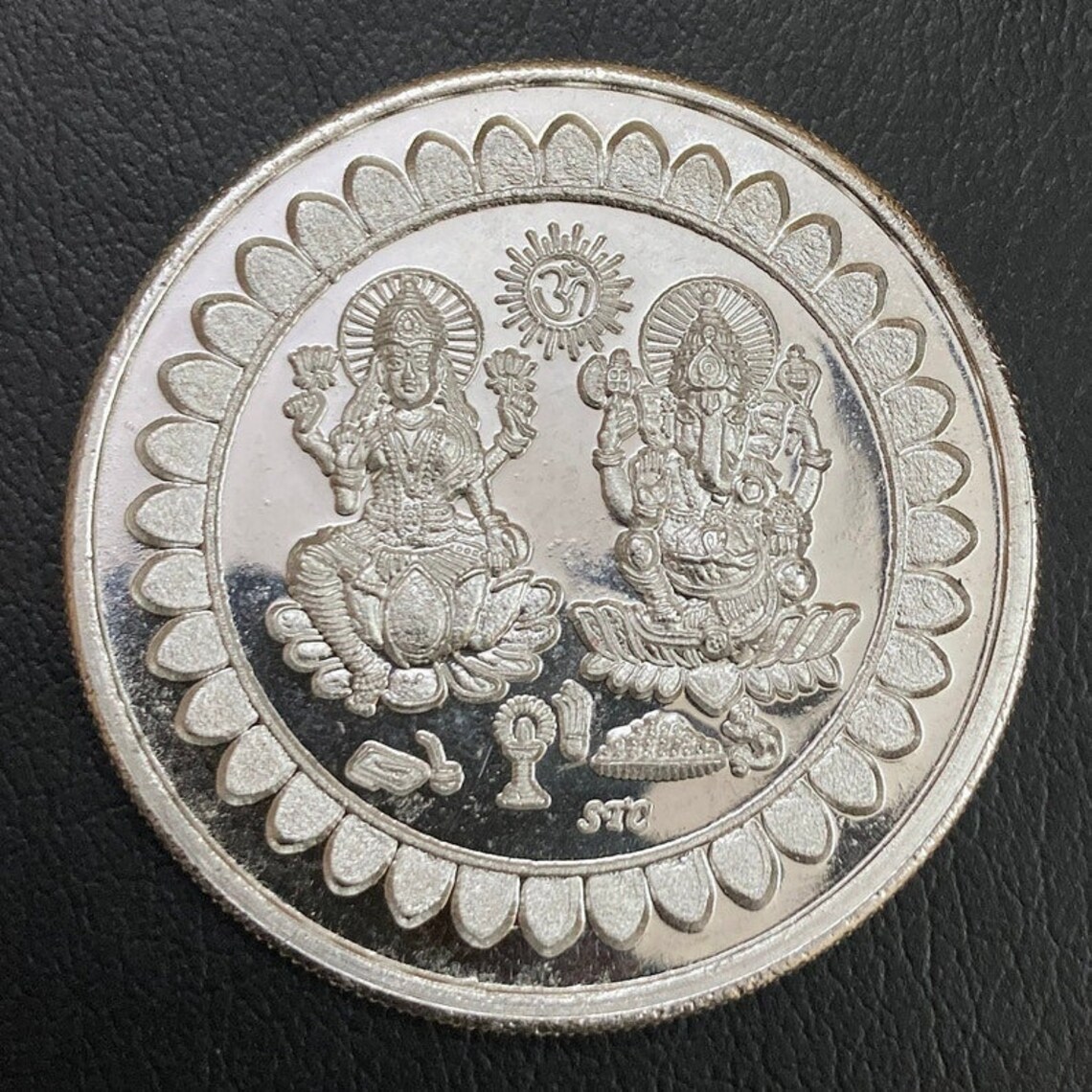 100grams Pure Silver Coin 99.90 God Print Silver Coin Laxmi - Etsy