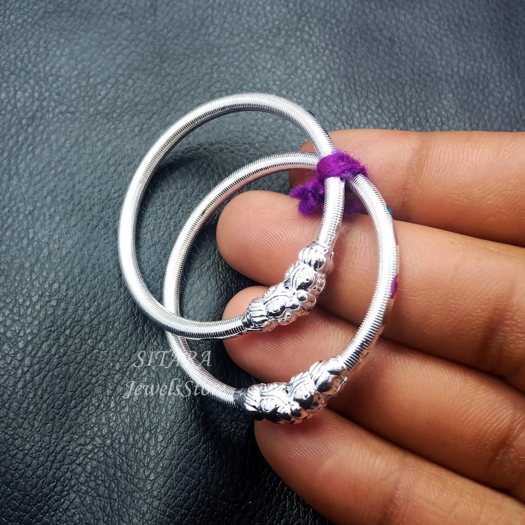 925 Sterling Silver Baby Bangle Child Cuff for 0-1 Yrs - Etsy