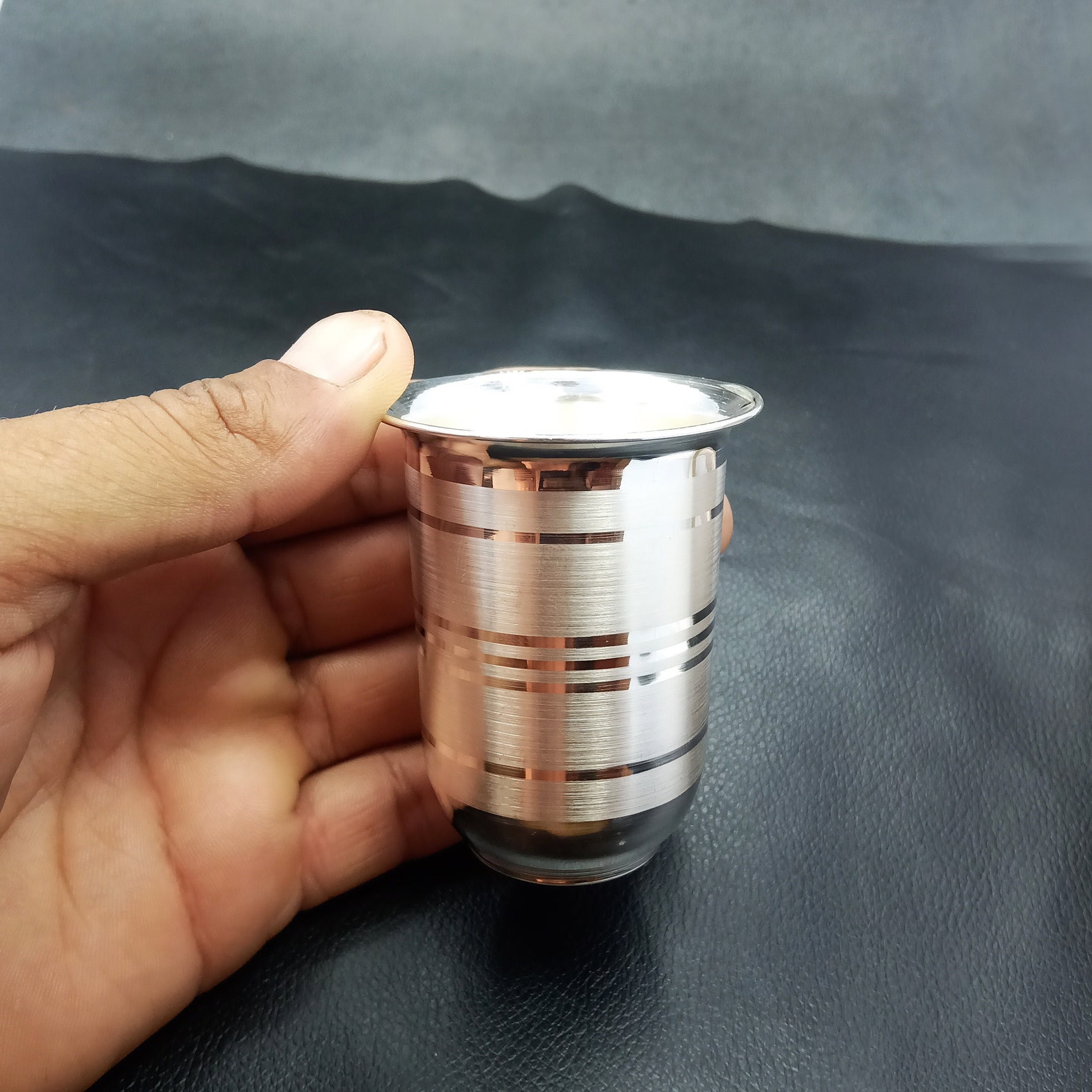 Premium Silver Glass for Drinking Water Silver Baby Food - Etsy