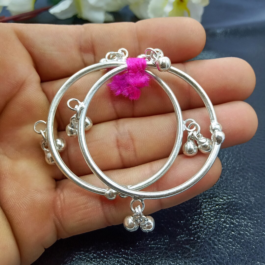 Silver Baby's Bangle Baby Cuff Bangle Bracelet Baby - Etsy Australia