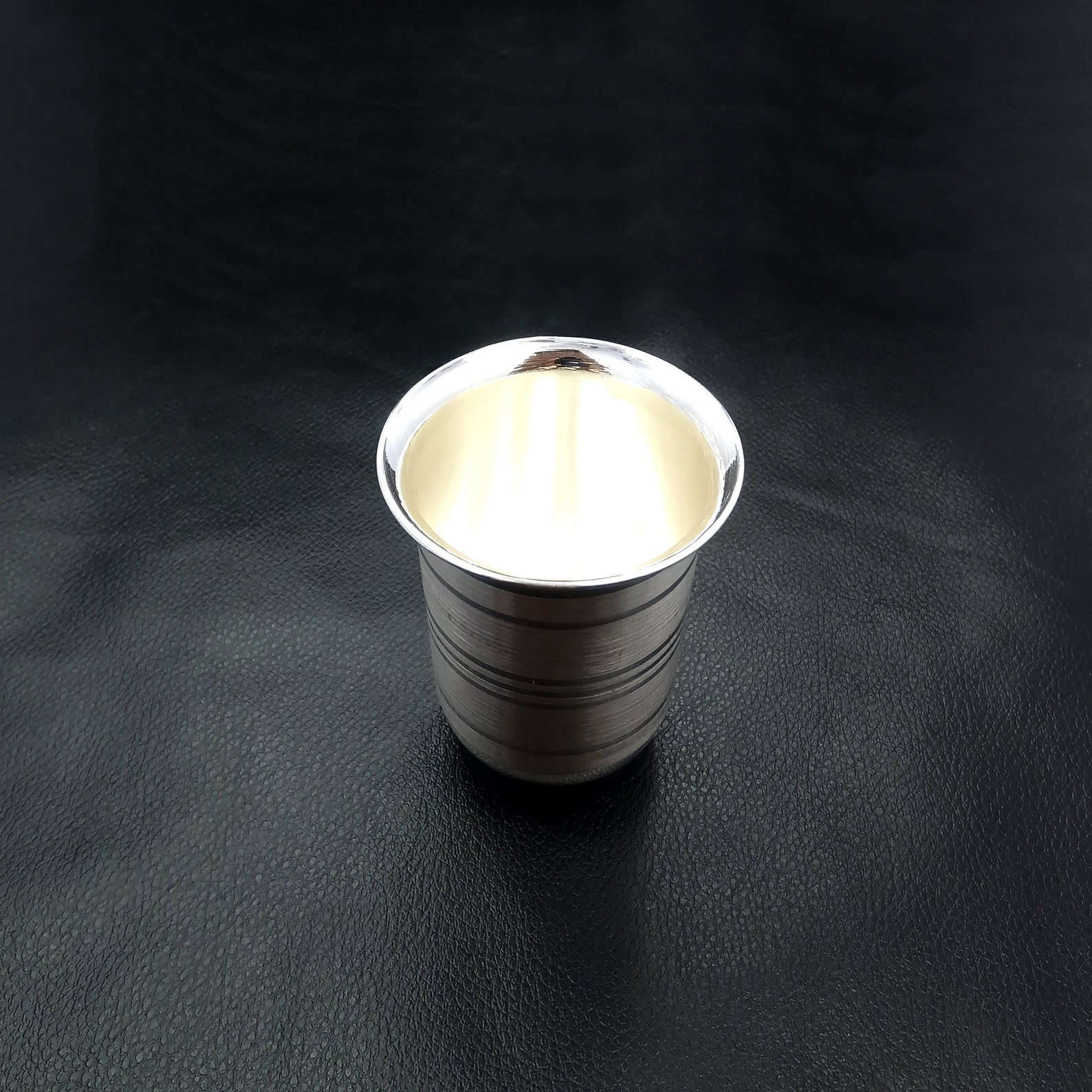 Premium Silver Glass for Drinking Water Silver Baby Food - Etsy