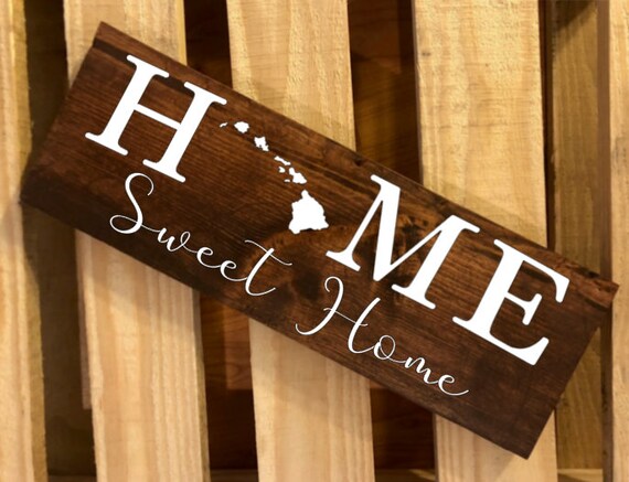 Home State Sign Customizable Wood Sign Custom Home State - Etsy