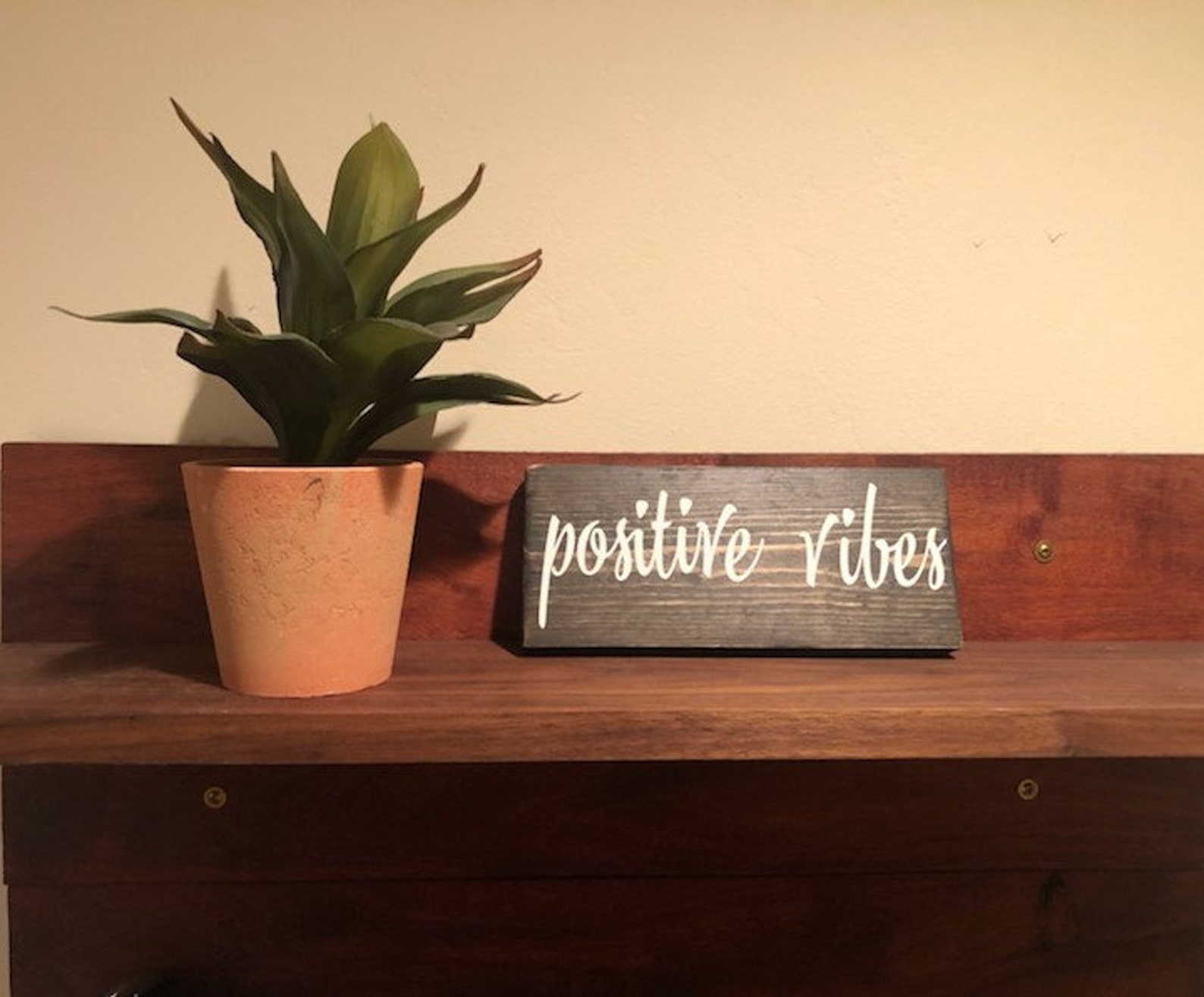 Custom Quote Wood Sign Customizable Wood Sign Positive | Etsy