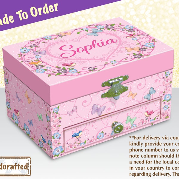 Girls Music Box - Etsy