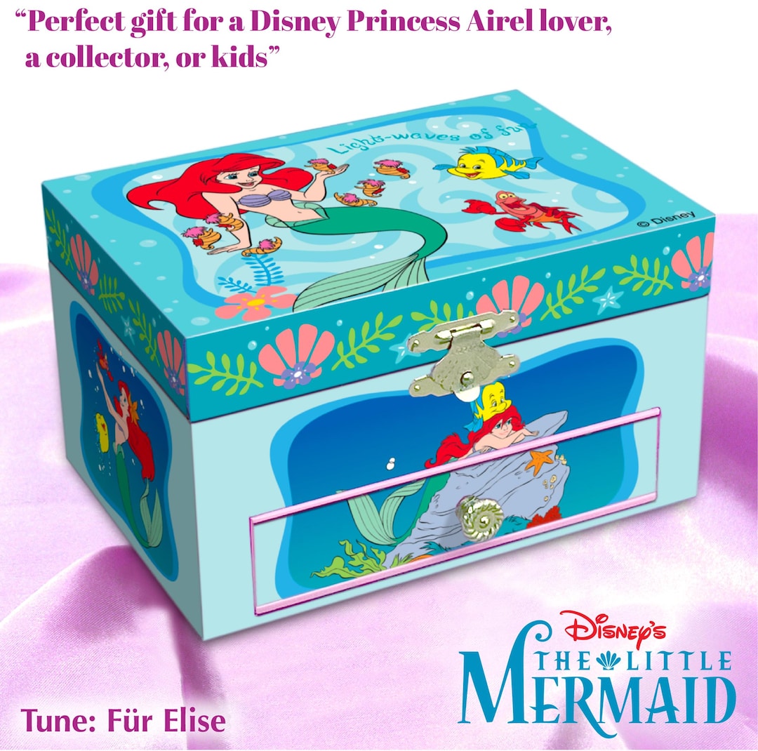 Little Mermaid Music Box, Disney Princess Music Box, Ariel Music Box ...