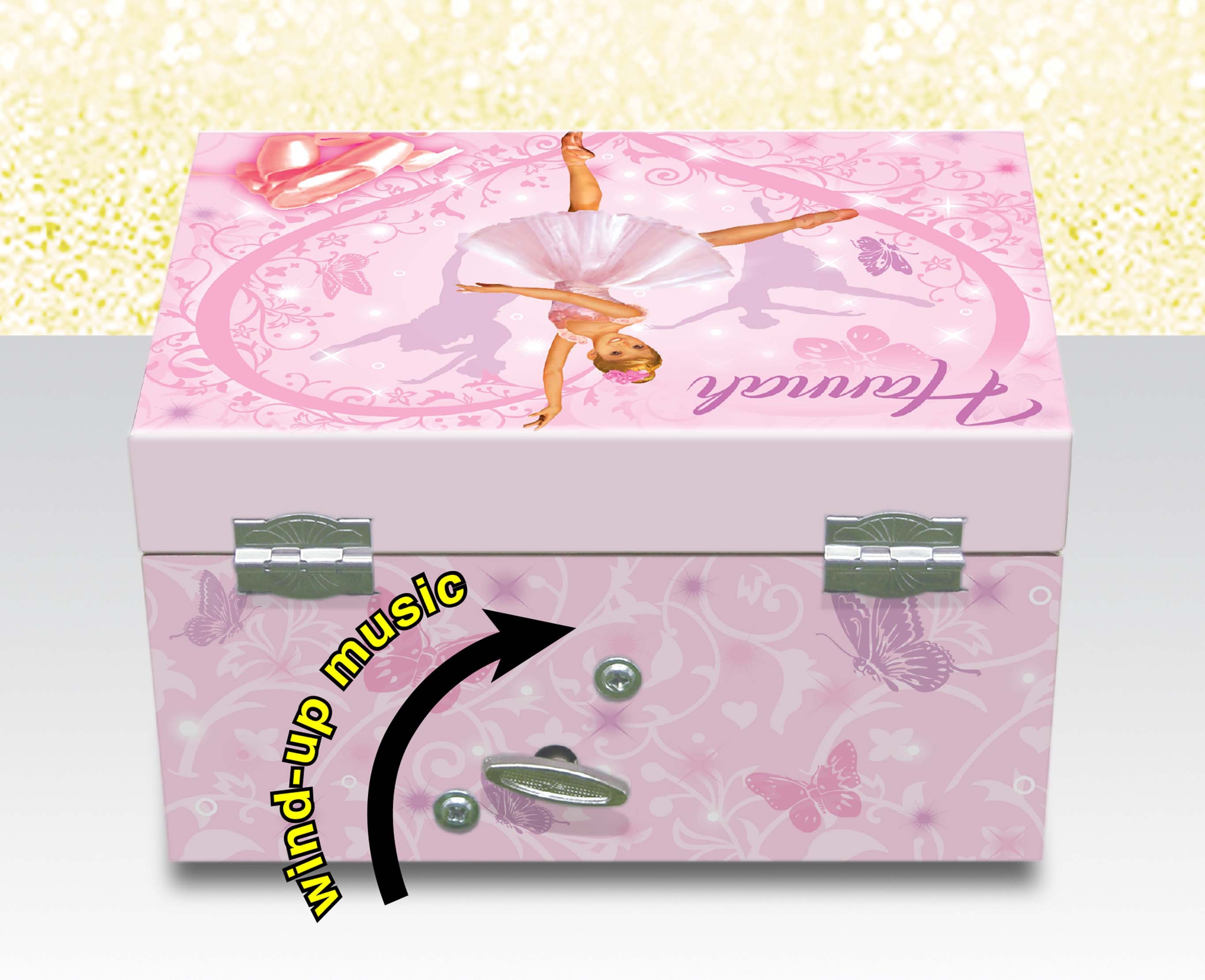 Personalized Ballerina Musical Jewelry Box, Ballerina Musical Box, Gift ...
