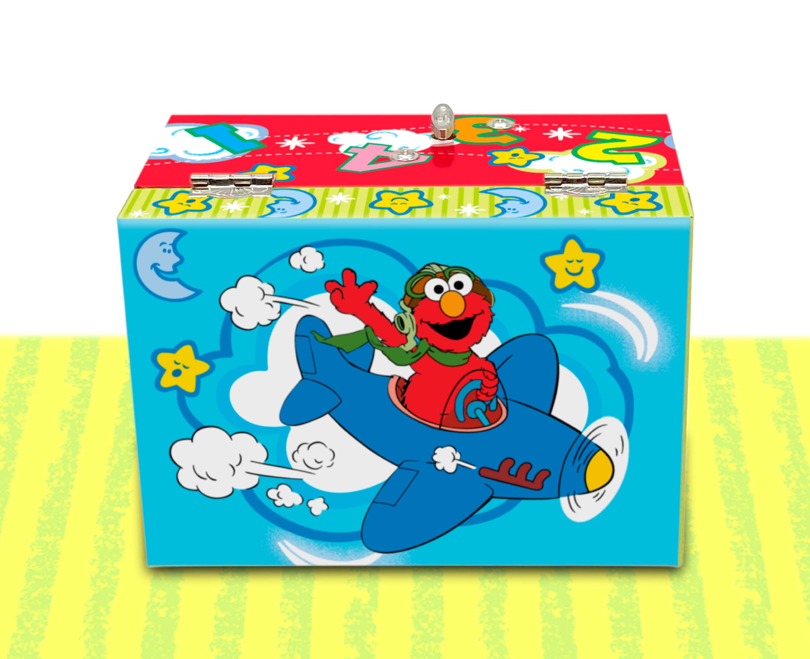 Musical Jewelry Box Sesame Street Elmo's Vintage - Etsy