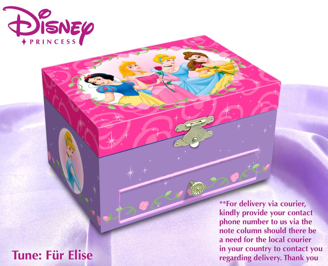 Disney Princess Music Box, Disney Princess Music Jewelry Box, Music Box ...