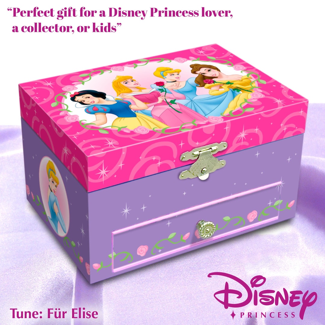 Disney Princess Music Box, Disney Princess Music Jewelry Box, Music Box ...