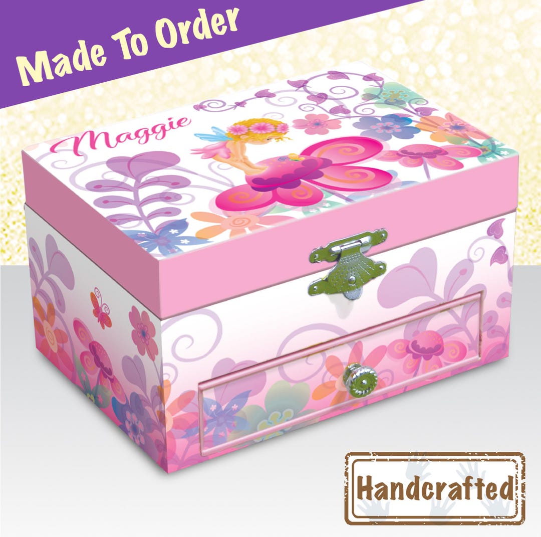 Personalized Music Box, Personalized Fairy Music Box, Fairy Music Box ...