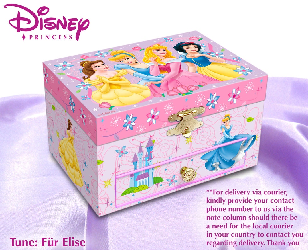Musical Jewelry Box Disney Princess, Vintage Musical Jewelry Box ...