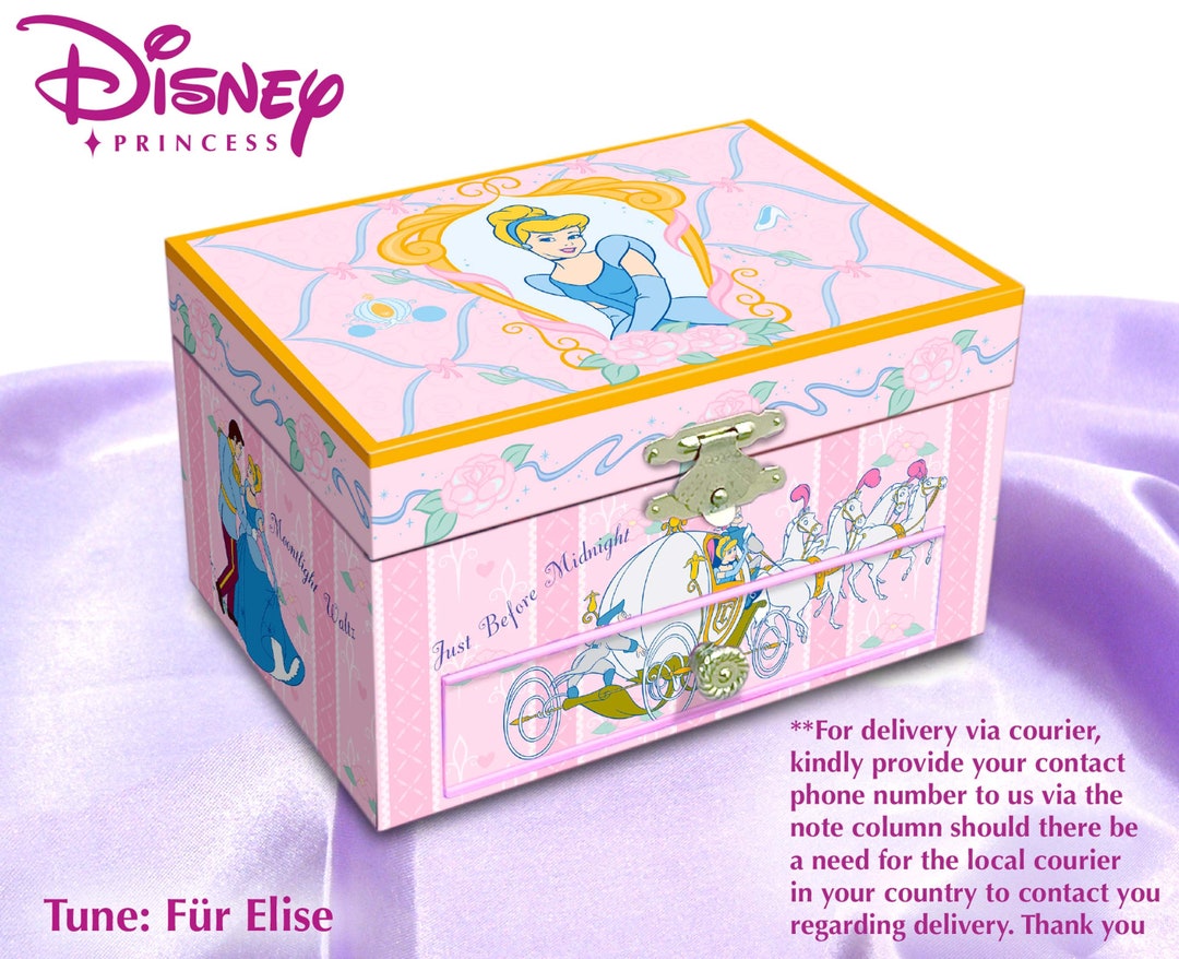 Musical Jewelry Box Disney Princess, Vintage Musical Jewelry Box ...