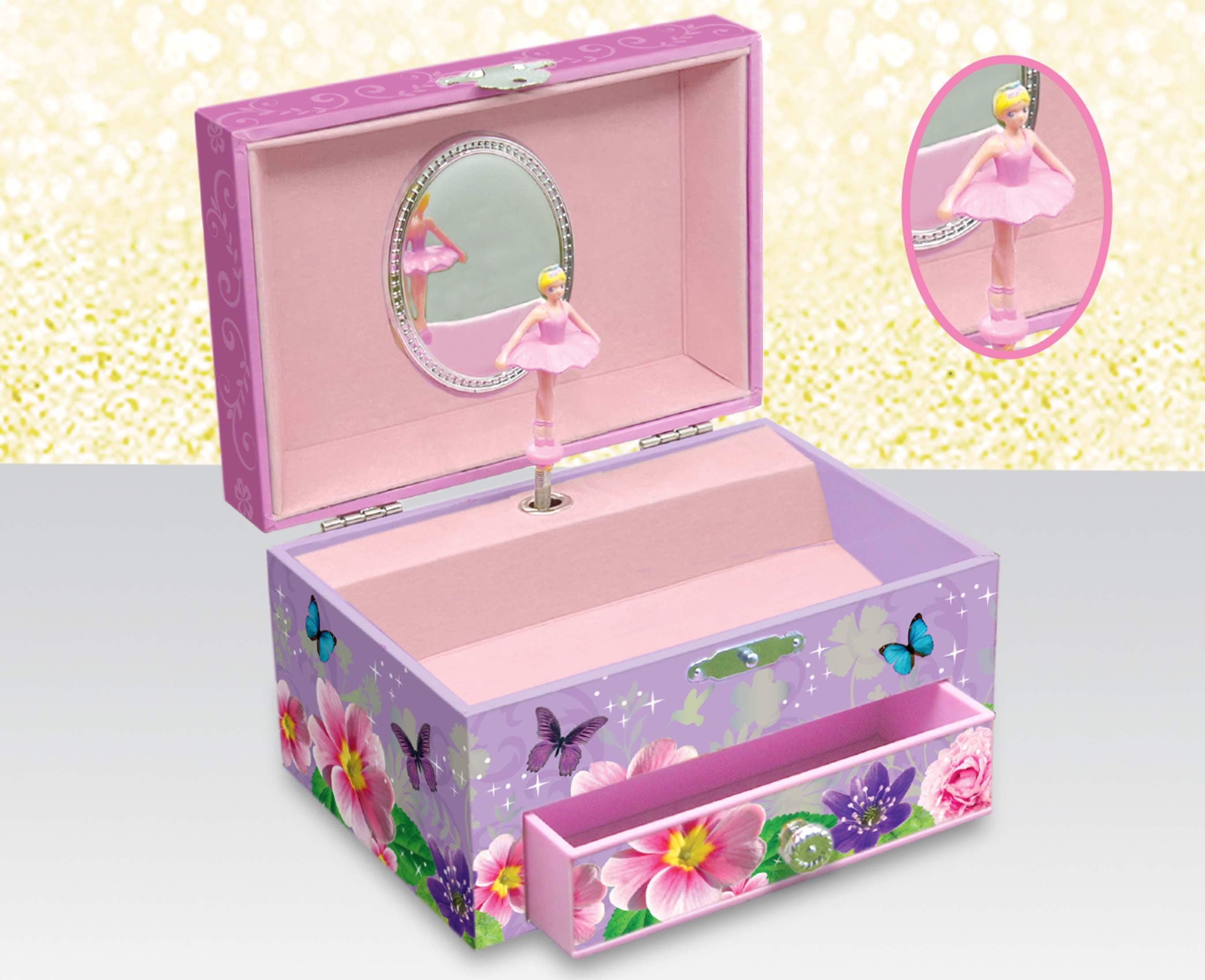 Personalized Musical Jewelry Box, Ballerina Musical Box, Gift for Girl ...