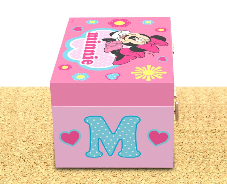 Minnie Mouse Music Box, Disney Minnie Music Box, Vintage Music Box ...