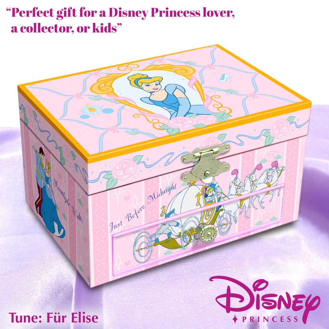 Disney Princess Music Box, Disney Princess Music Jewelry Box, Music Box ...