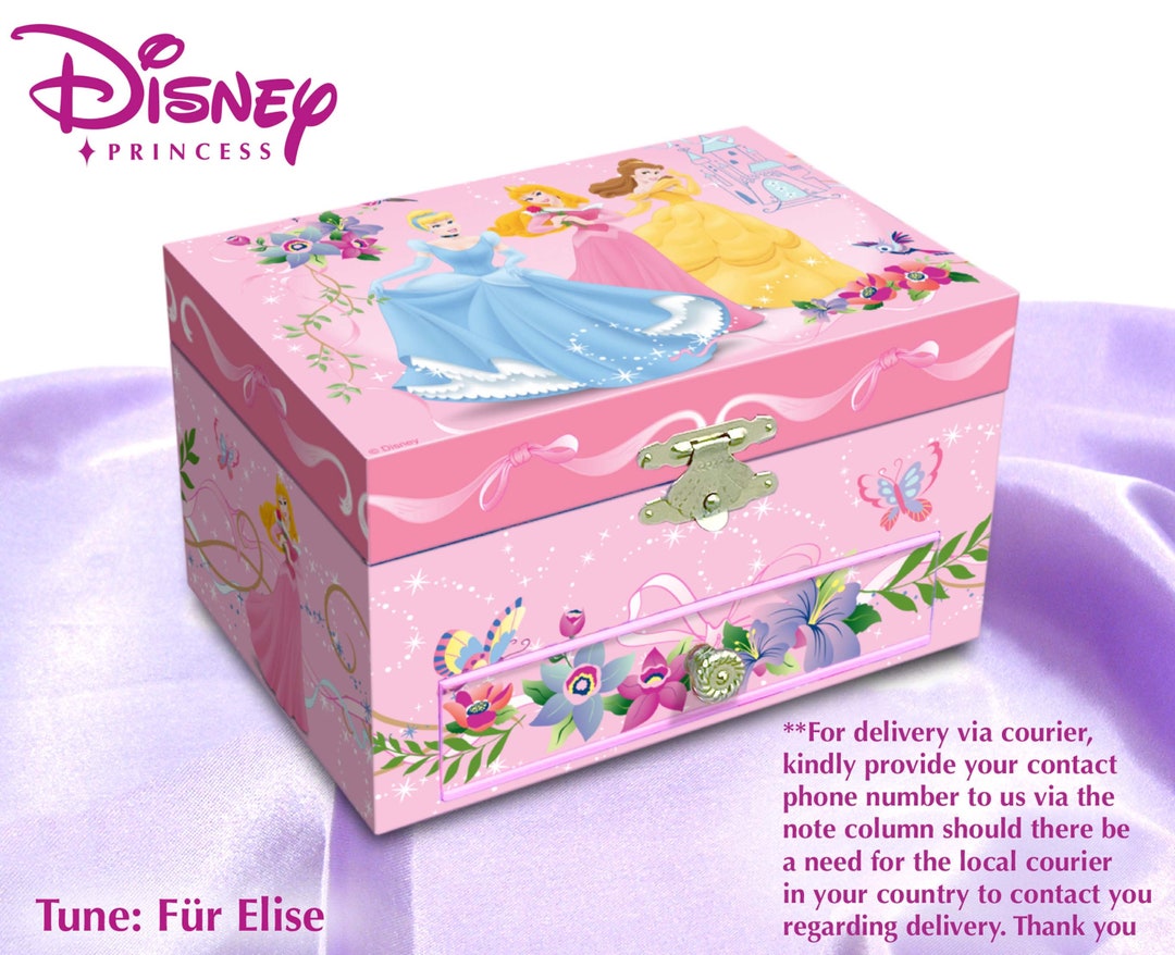 Disney Princess Music Box, Disney Princess Music Jewelry Box, Music Box ...