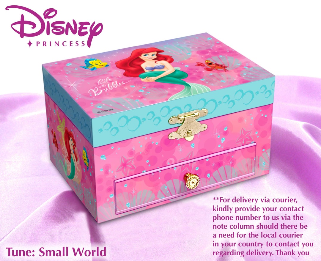 Musical Jewelry Box Disney Princess Airel Littel Mermaid - Etsy