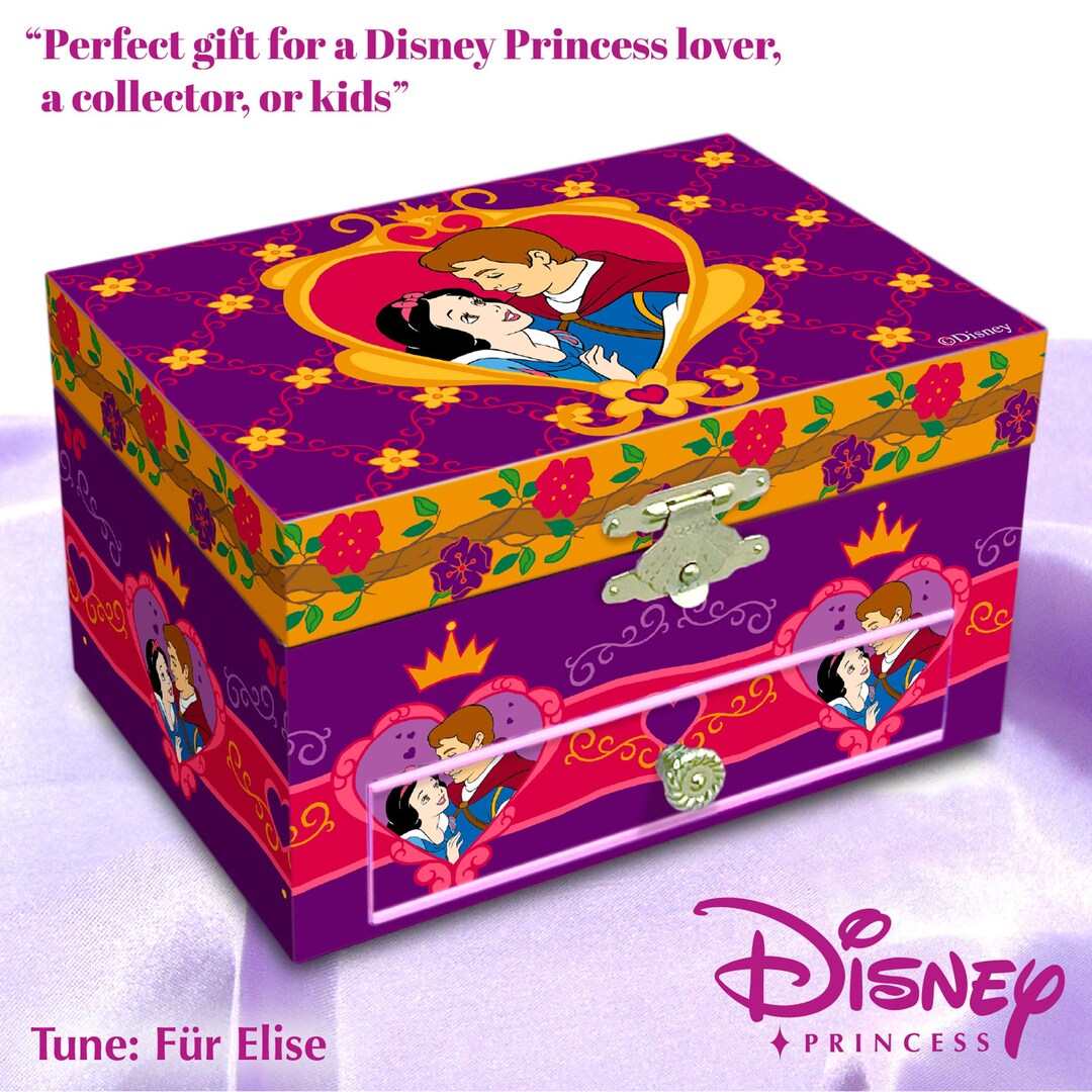 Snow White Music Box, Disney Princess Music Box, Vintage Music Box ...