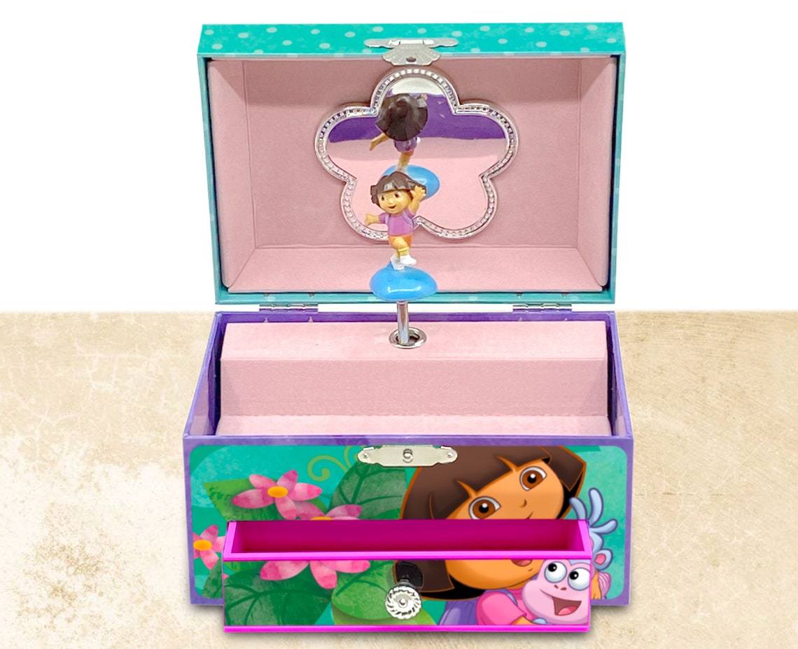 Musical Jewelry Box Dora the Explorer Vintage Musical | Etsy