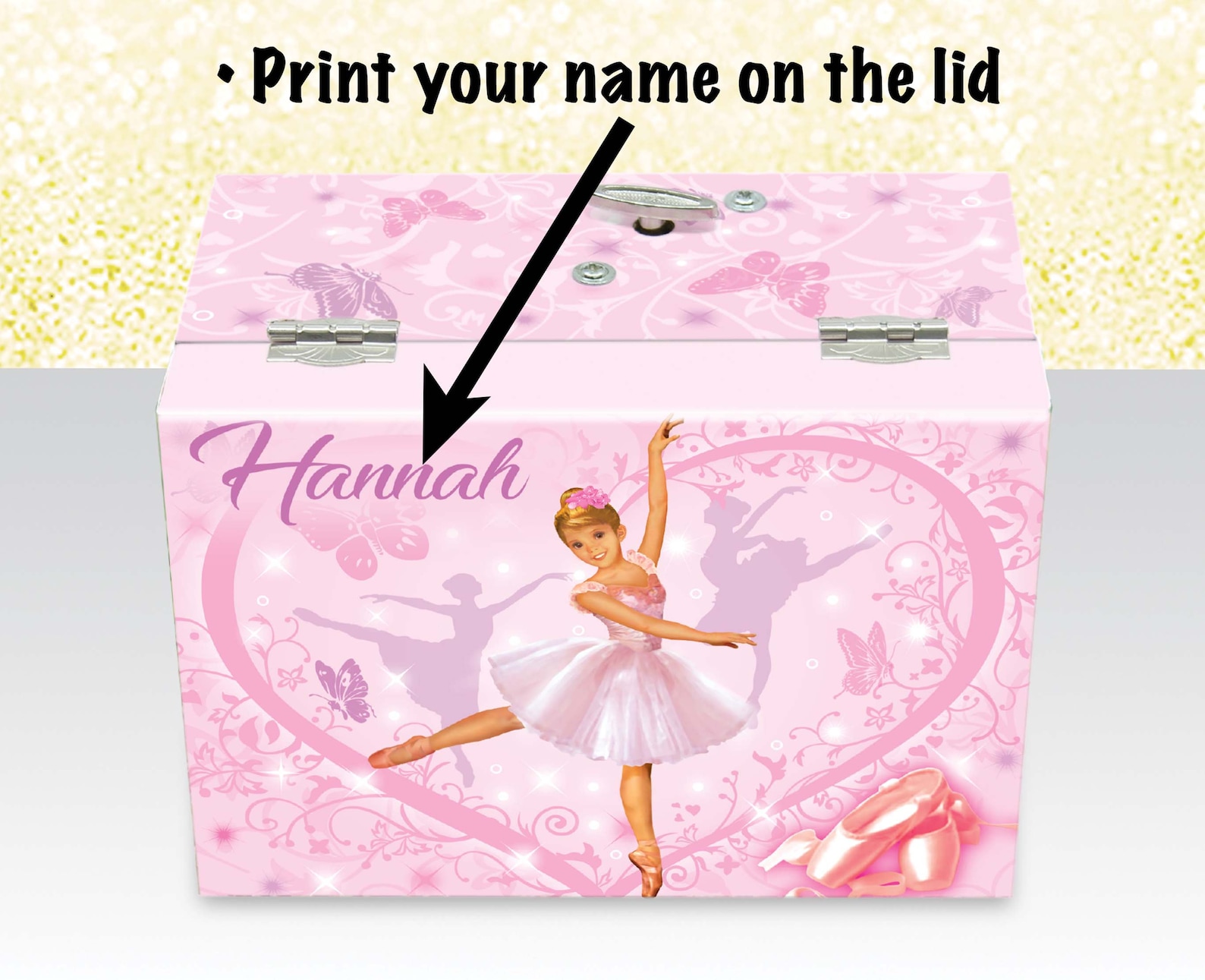 Personalized Ballerina Musical Jewelry Box, Ballerina Musical Box, Gift ...