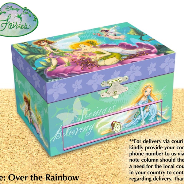 Tinkerbell Musical Jewelry Box - Etsy