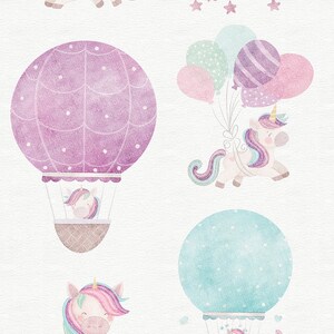 Watercolor Unicorn Clipart Bundle, Rainbow Graphics (PNG Files) - Etsy